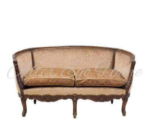 Винтажный мягкий диван "Корзина" 1950-х гг
