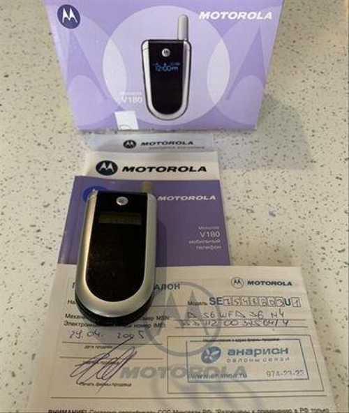 Motorola V180 кнопочный ретро телефон
