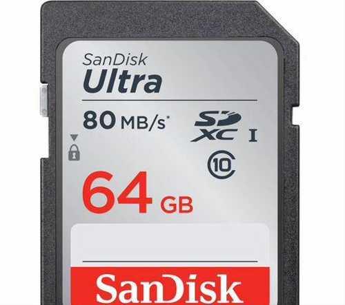 Карта памяти sandisk ultra sdhc 16gb uhs i u1 class10 sdsdunc 016g gn6in