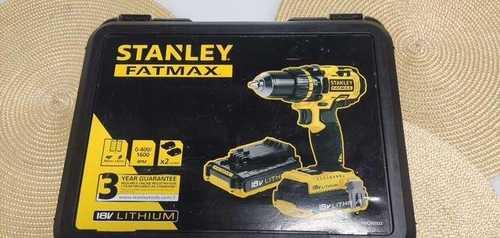 Шуруповерт аккумуляторный Stanley Fatmax FMC600D2