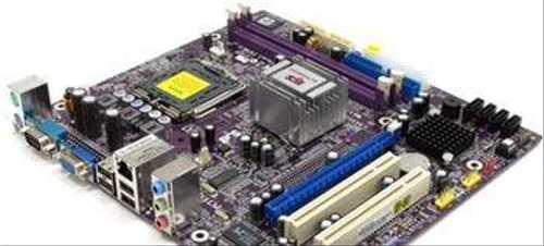 Мат. плата ECS 945GZT-M PCI- EXpress, с прц. Intel