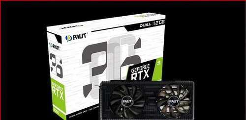 Видеокарта Palit RTX 3060 12Gb Dual OC Non LHR