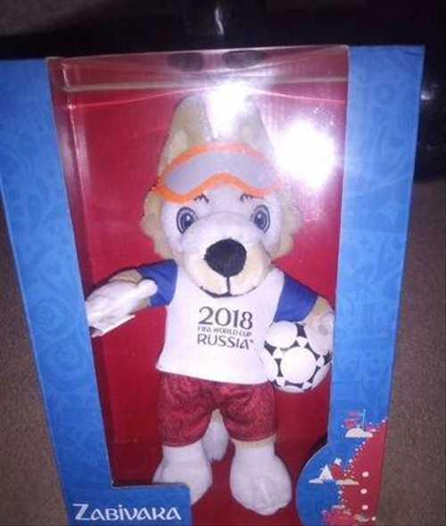Забивака Zabivaka 2018 мягкая игрушка волк футбол