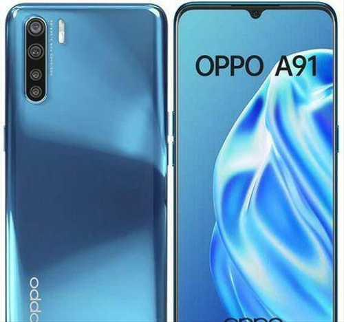 6.4" Смартфон oppo A91 128\8 гб, синий