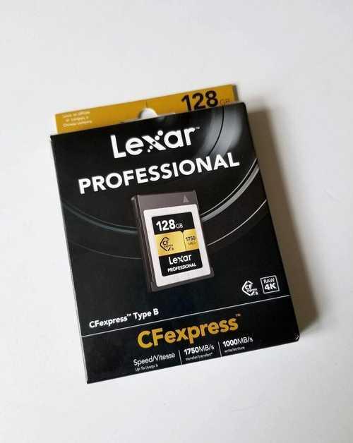 Карта памяти Lexar 128GB Professional CFexpress
