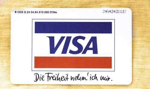 Карта visa в германии