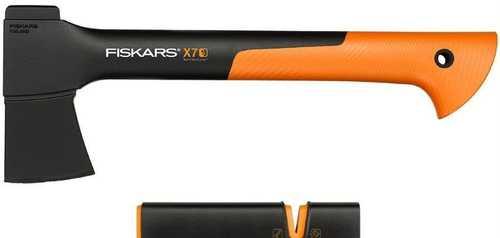 Топор универсальный X7 + точилка fiskars