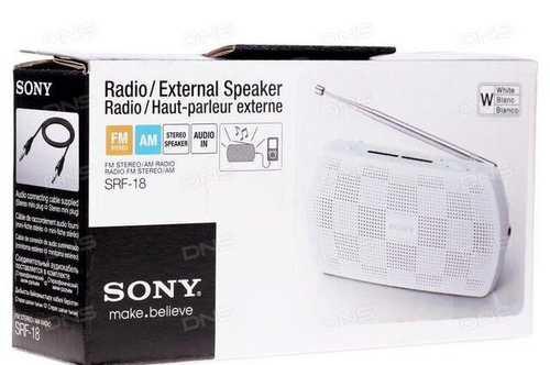 Радиоприемник Sony SRF-18 White