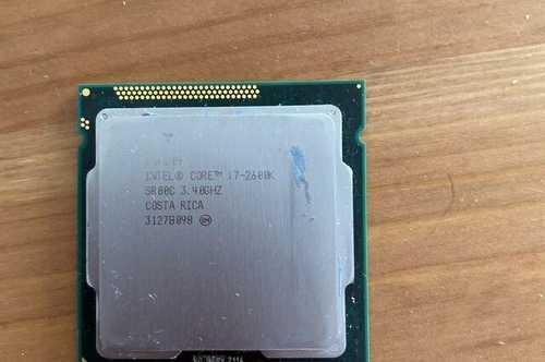 Процессор intel core i7 2600k, мат плата ASRock LG