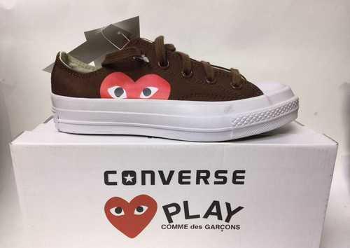 Кеды Converse All Star Play Коричневые