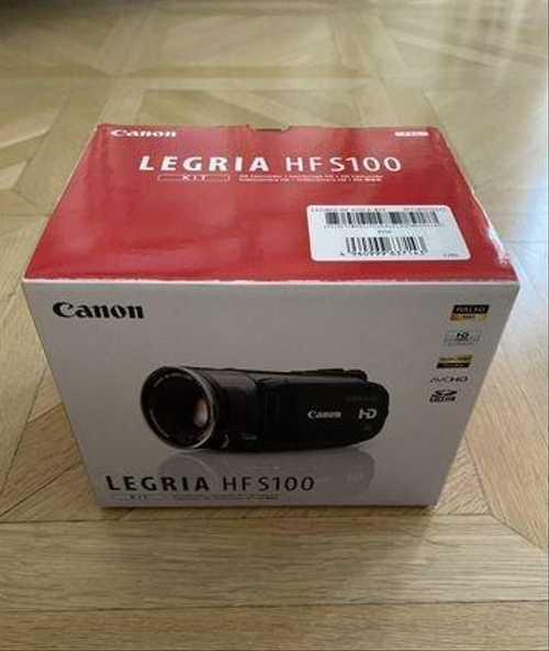 Видеокамера canon legria hf s100