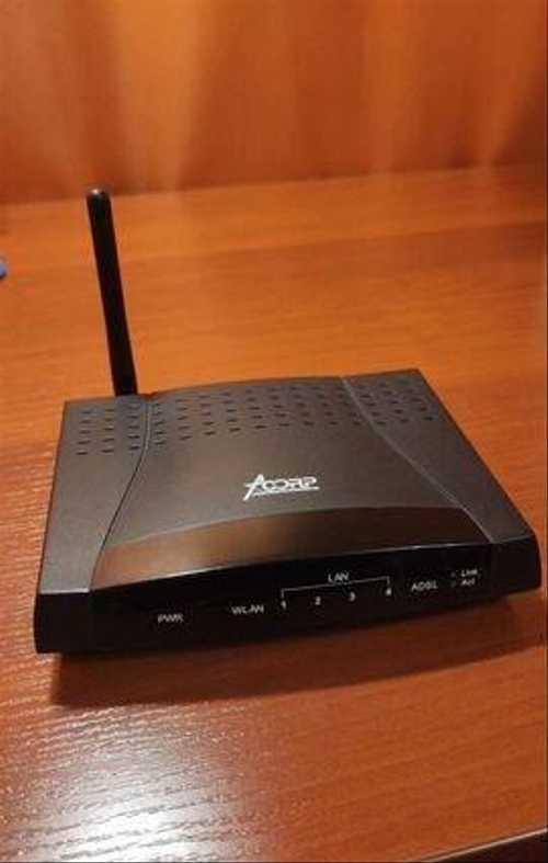 Adsl роутер с Wi-Fi Acorp W422G