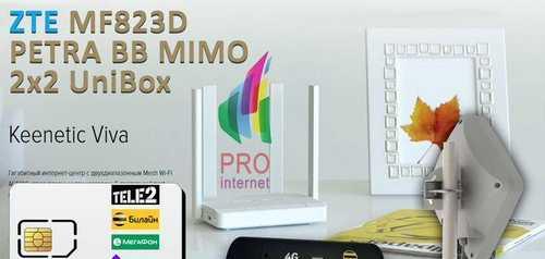 Роутер keenetic Viva ZTE MF823D petra mimo UniBox