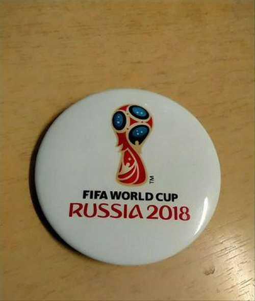 Значок памятный fifa world CUP russia 2018
