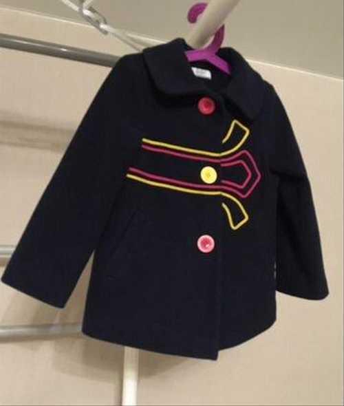 Пальто для девочки 104 демисезонное 3-4-5 лет