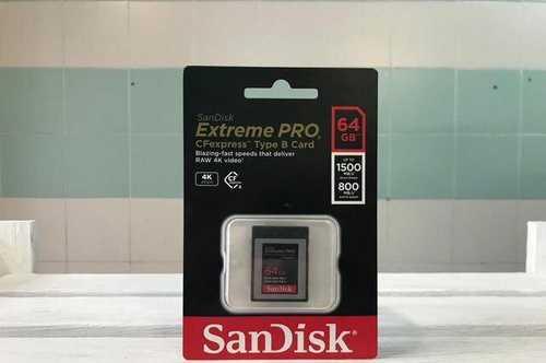 Карта памяти Sandisk CFexpress Extreme PRO 64Gb 15
