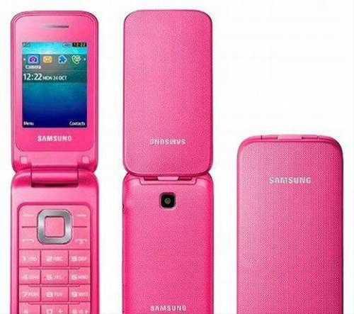 Кнопочный телефон Samsung GT-C3520 Pink