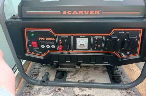 Бензиновый генератор carver PPG-2500А. На гарантии