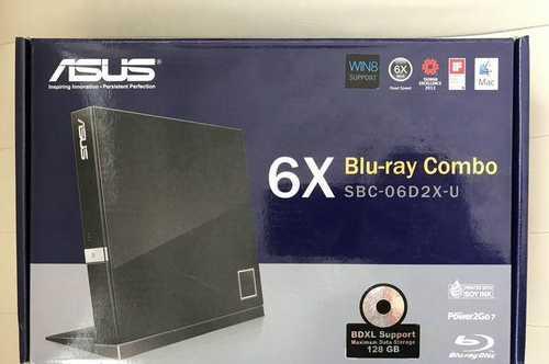 Внешний Bly-ray привод asus SBC-06D2X-U