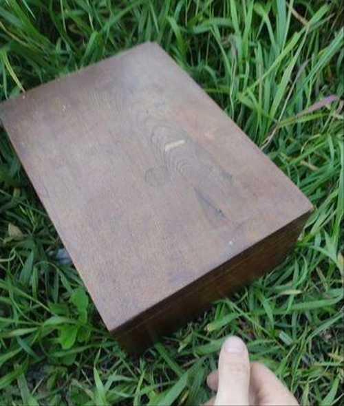 Винтажный деревянный ящик, шкатулка, сундук