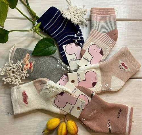 Детские тёплые носки для девочек