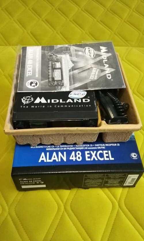 Midland alan 48 excel настройка