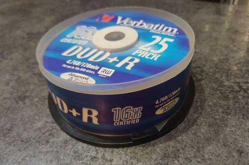 Dvd+r, 25 двд дисков