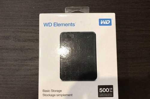 Портативный HDD WD 500 gb
