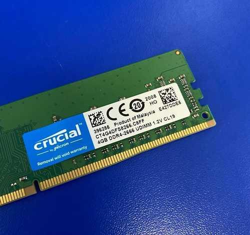 DDR-4 4Gb Crucial CT4G4DFS8266 (DDR4) (268334)