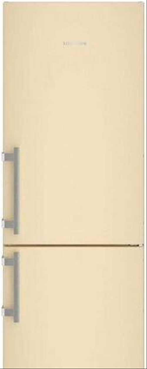 Холодильник Liebherr CBNbe 5775 двухкамерный бежев