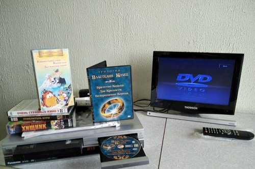 Новый видео(VHS) +DVD(комбо)"Рanasonic",паспорт
