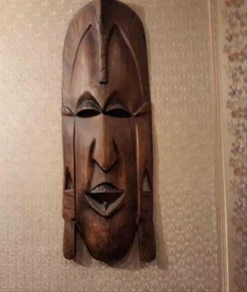 Маска деревянная декоративная