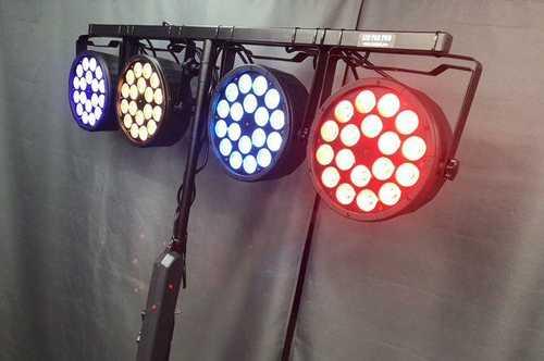 Прожекторы LED PAR 18*12 комплект