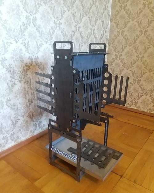Вертикальный мангал 3 - 5мм