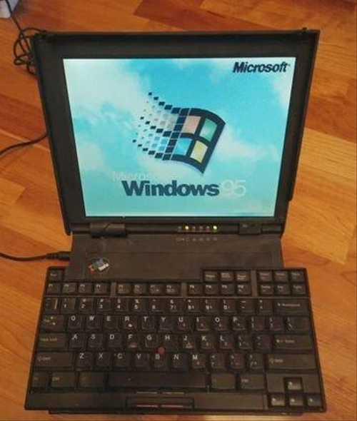 Уникальный ретро ноутбук ibm thinkpad 701C