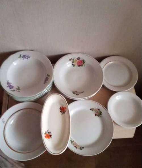 Фарфоровые тарелки СССР