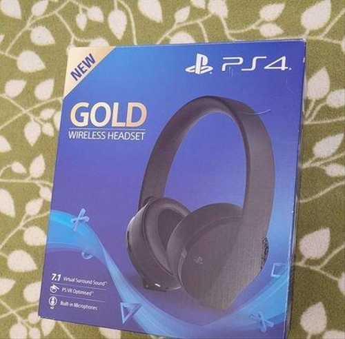 Sony wireless stereo headset gold 7.1
