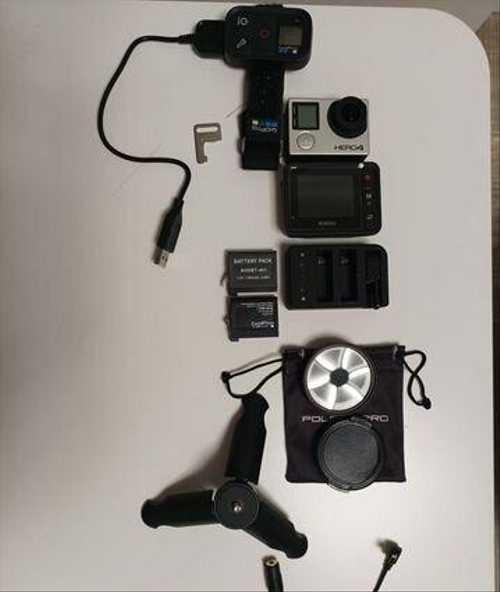 Для экшн-камеры GoPro 4/4pro (батарея, пульт.)