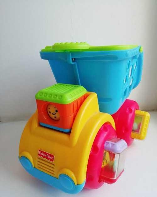Машинка с музыкой и сенсорные кубики Fisher-Price