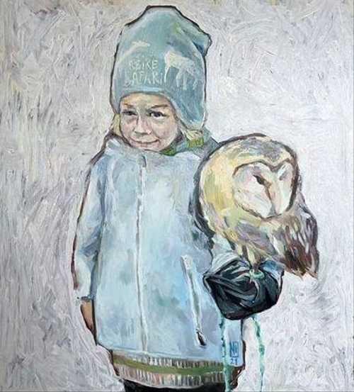 Картина «Мальчик с совой»