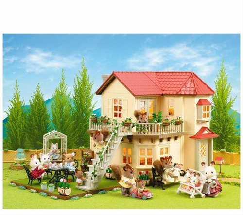 Дом sylvanian families дом с мансардой