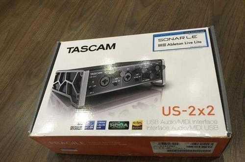 Внешняя звуковая карта tascam us 2x2