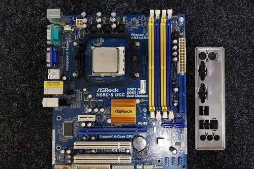 Матплата AM3/am2/am2+ asrock n68c s ucc