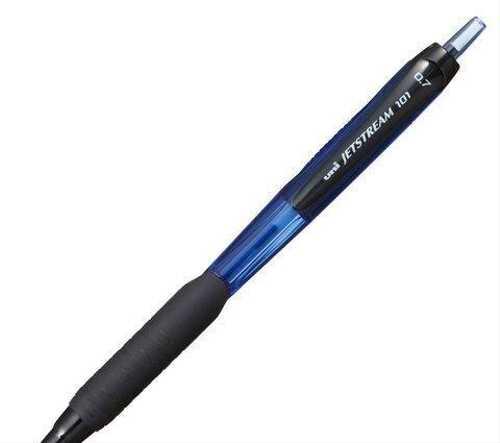 Ручка шариковая масляная автоматическая "Uni JetStream", 0,7 мм, линия 0,35 мм, синяя