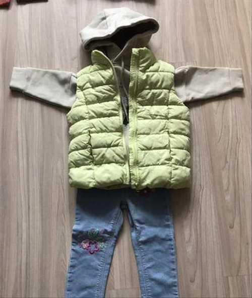 Детские вещи пакетом для девочки 98 104