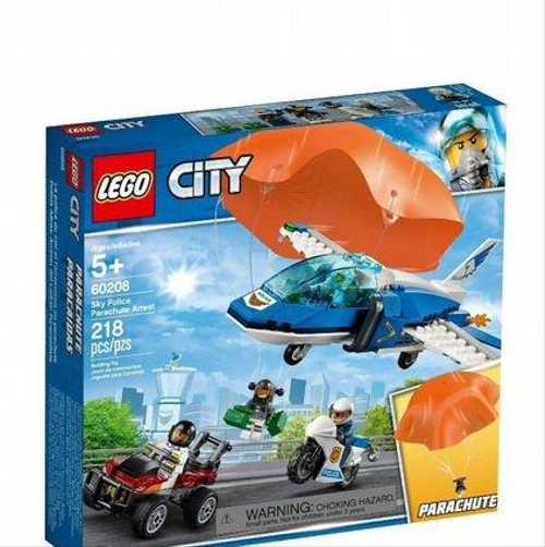 Конструктор Lego City воздушная полиция 60208 новы