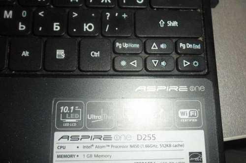 Нэтбук Acer Aspire One D255