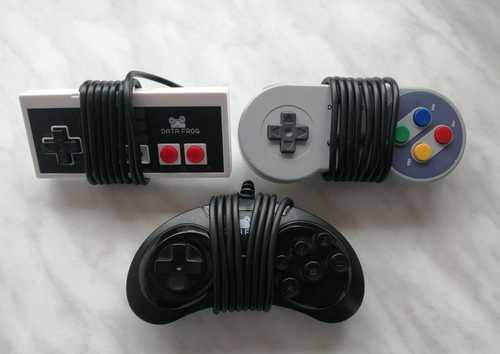 3 USB-геймпада sega/snes/NES