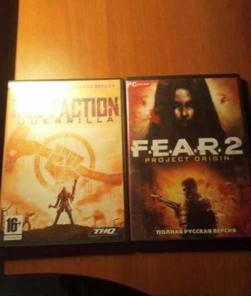 Red Faction Guerilla, Fear 2 Project Origin диски