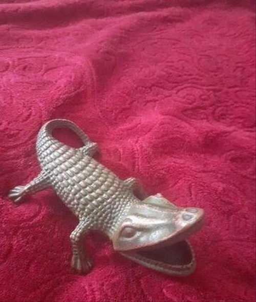 Крокодил пепельница СССР